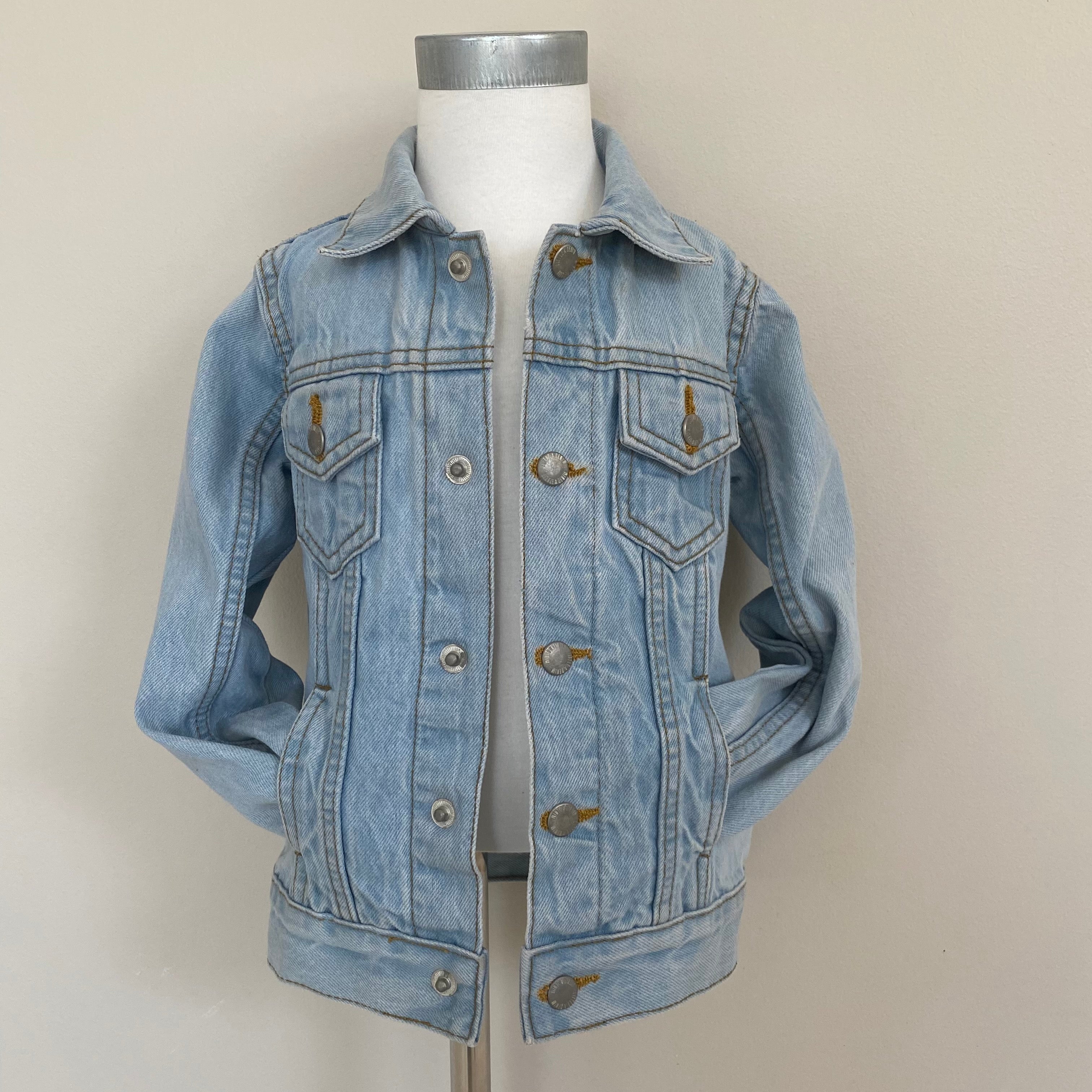 A Custom Denim Jacket: Faded Blue – Littleadenim